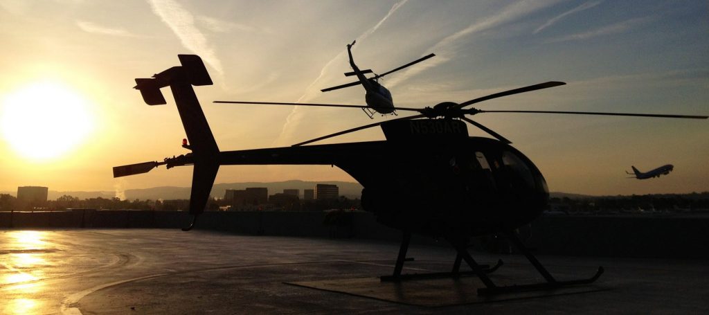orange county helicopter sunset - Helistream