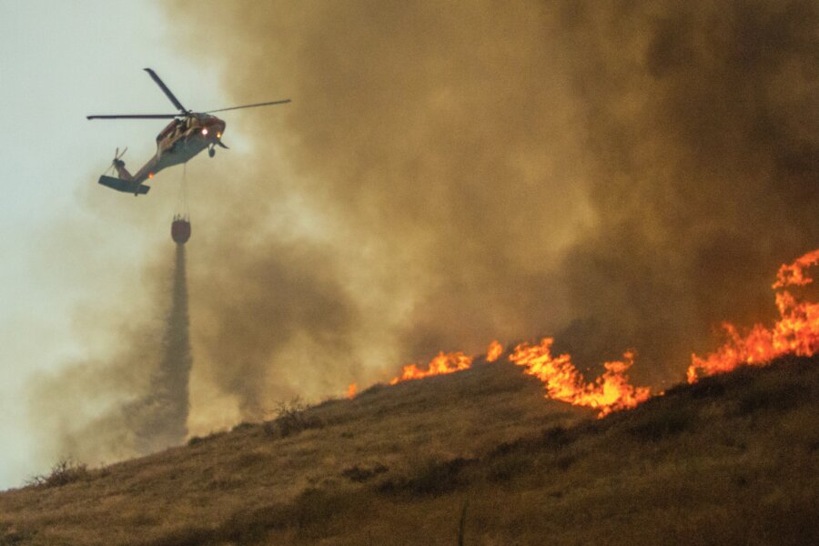 Aerial Firefighting Services Via Helicopter Across USA